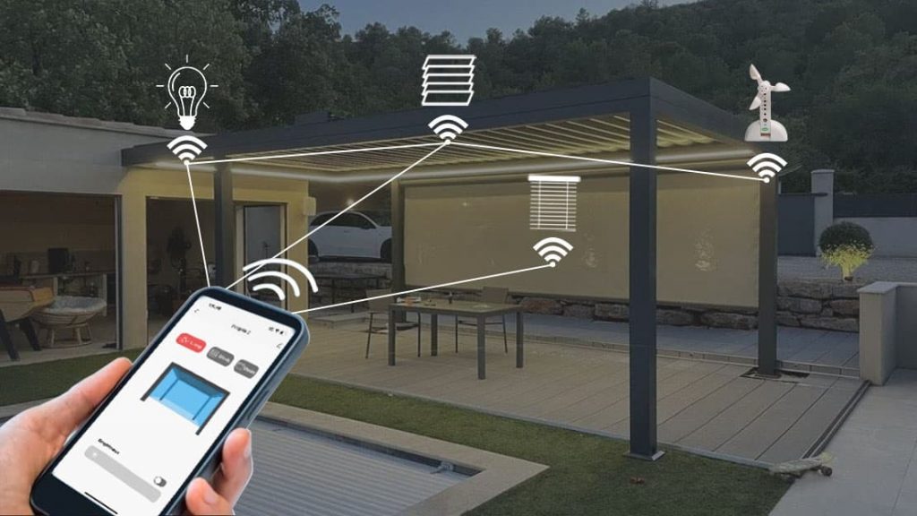 Pergola Control Unit Remote WIFI Controller» Pergolasys
